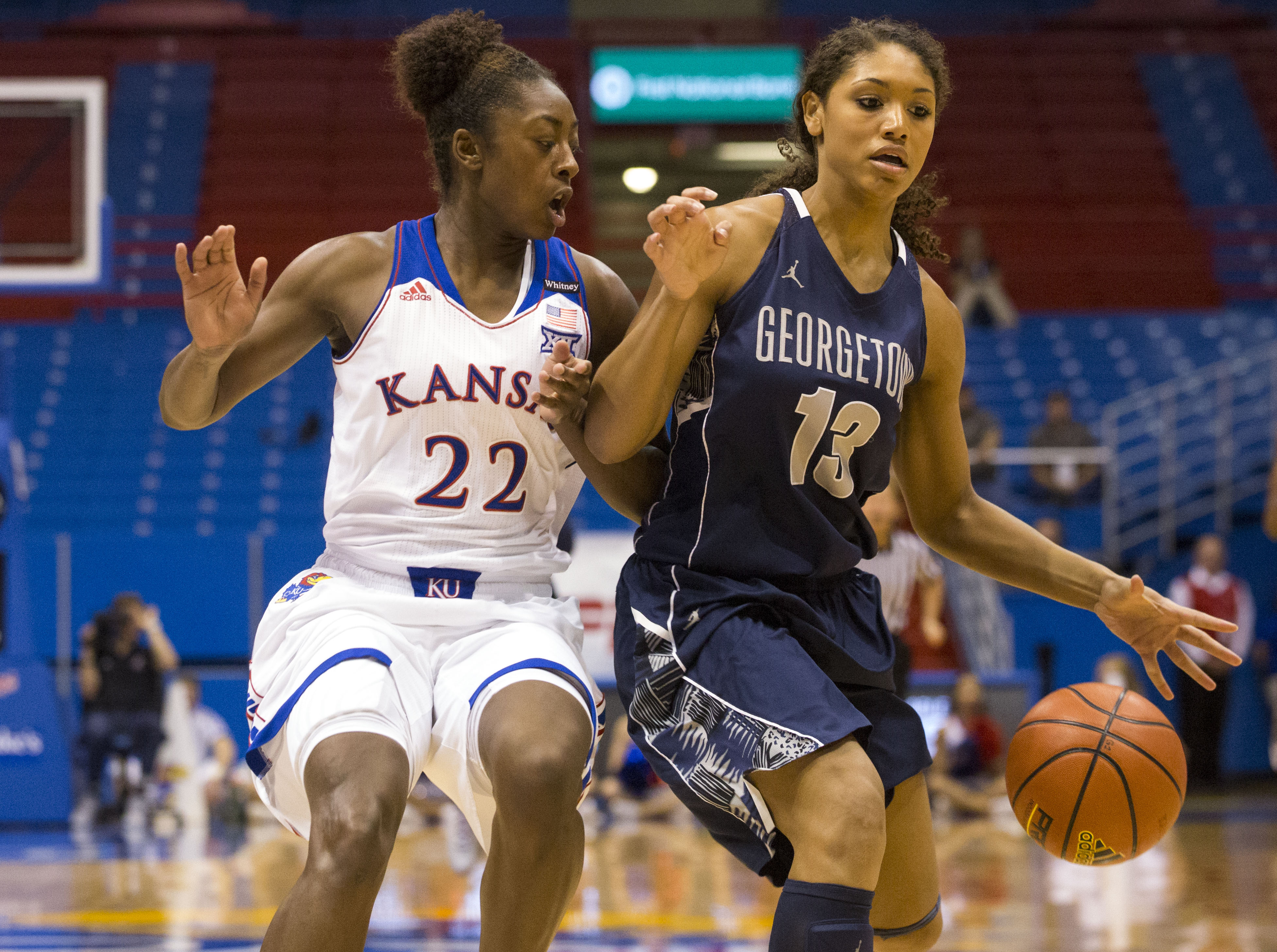 Photo gallery: Kansas women’s basketball vs Georgetown | News, Sports ...